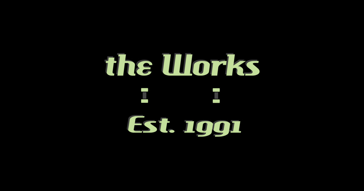 THE WORKS Logo (Left Pocket) - Sakte Baord - Sticker | TeePublic