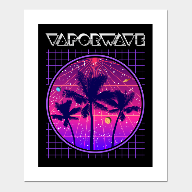 Vaporwave Grid - Vaporwave Aesthetic - Posters and Art Prints | TeePublic