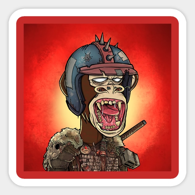 apoko ape - Nfthesearch - Sticker | TeePublic