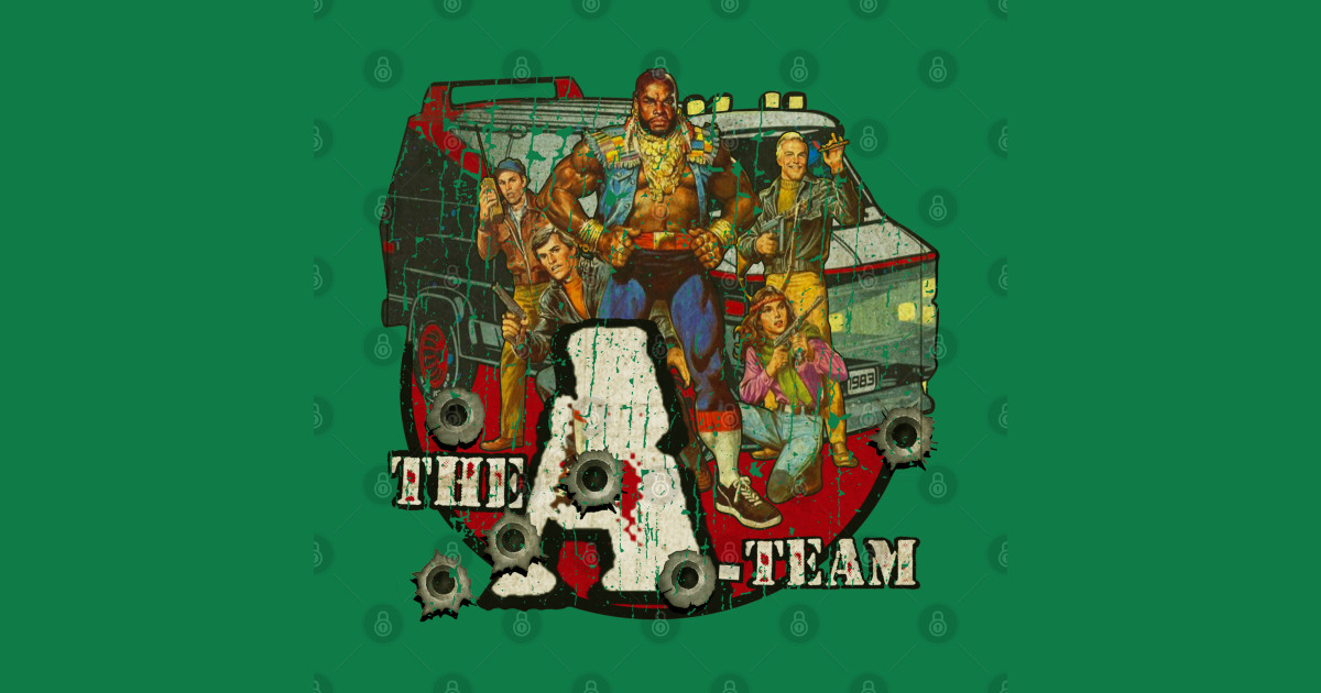 The A-Team // 80s // Vintage - 80s Cartoons - T-Shirt | TeePublic
