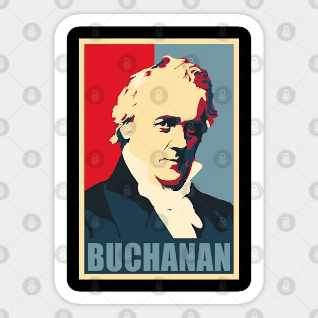 President James Buchanan - President - Sticker | TeePublic