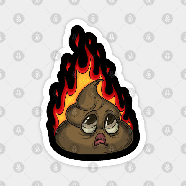 bag of poop on fire