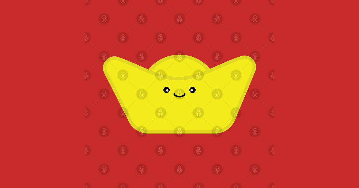 Cute Golden Yuen Bo Nugget - Gold - T-Shirt | TeePublic