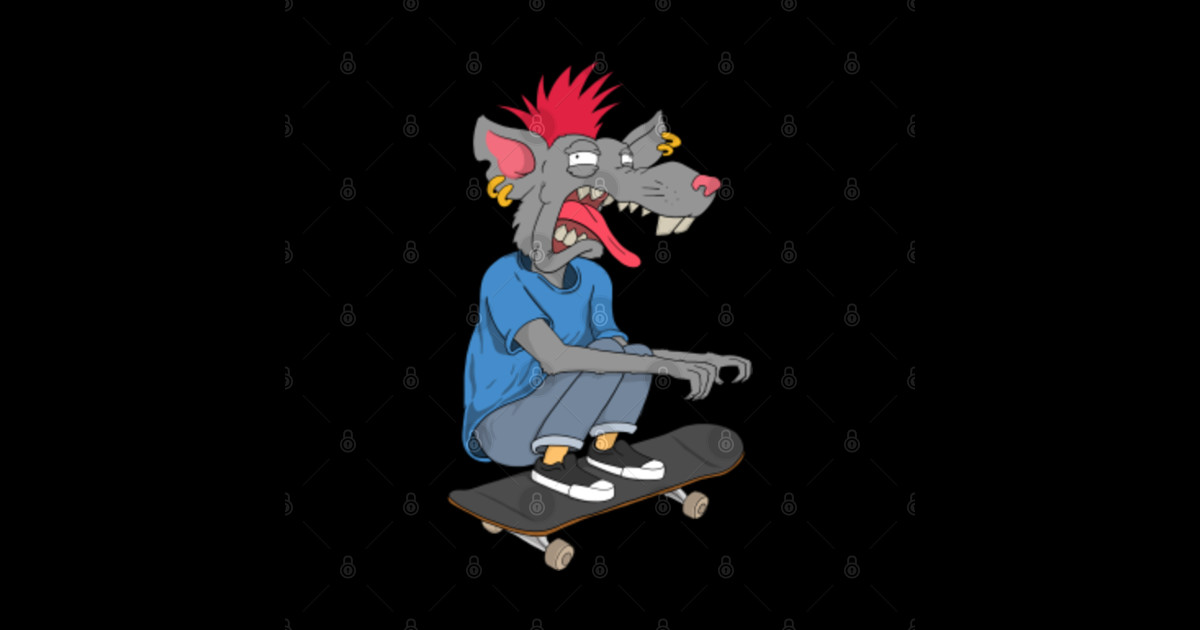 Rebel Rat on Wheels - Funny Rat - Sticker | TeePublic