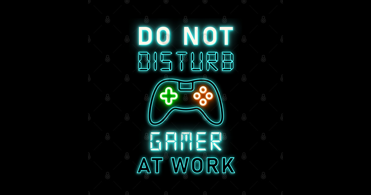 Gaming - Do Not Disturb - Sticker | TeePublic