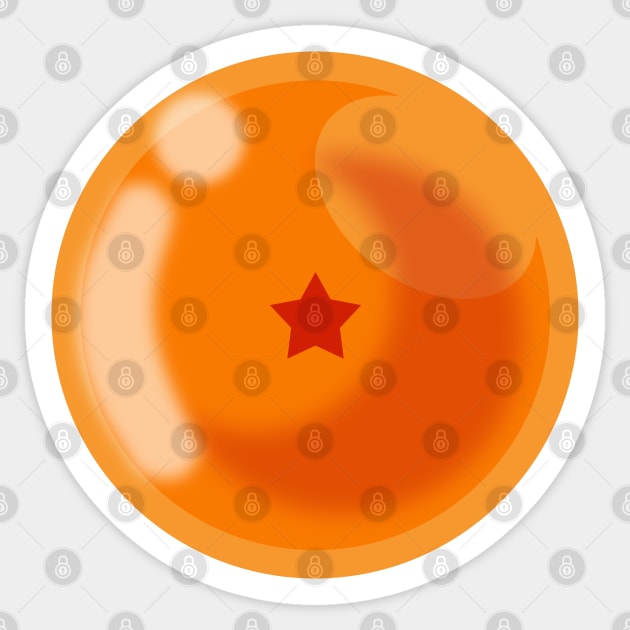 1-Star Ball - Dragonball Z - Sticker | TeePublic