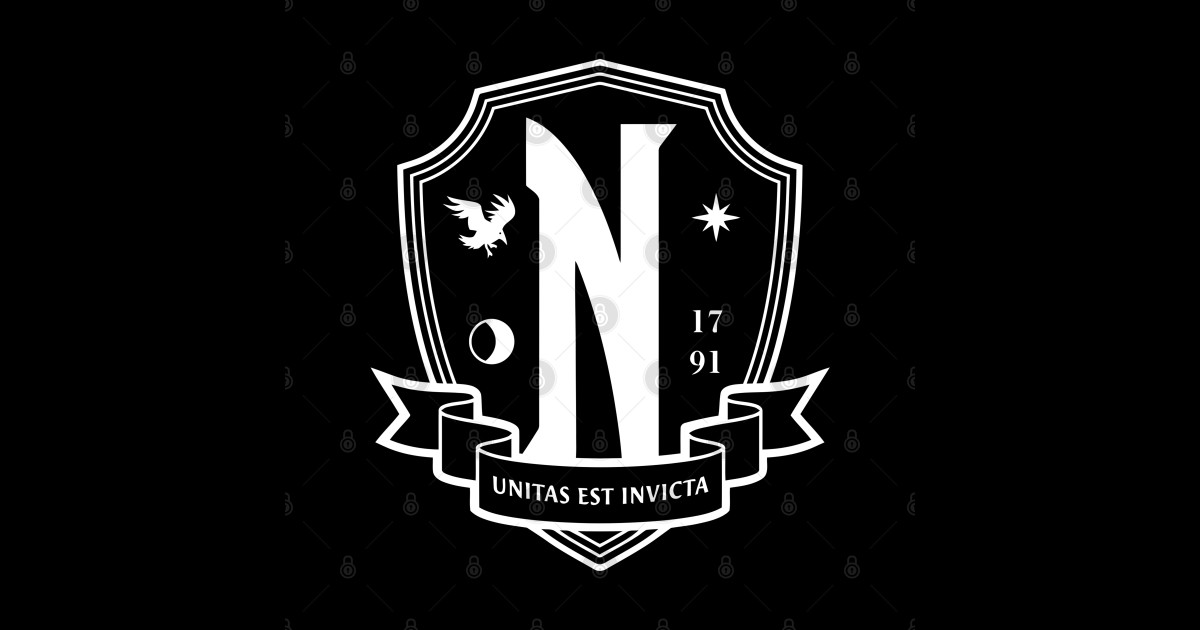 N.Horror Academy Crest - Tv Shows - Posters and Art Prints | TeePublic