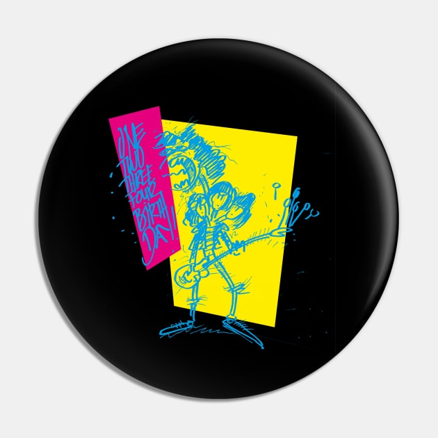 1234_Birthday - Birthday Birthday Gift Idea - Pin | TeePublic