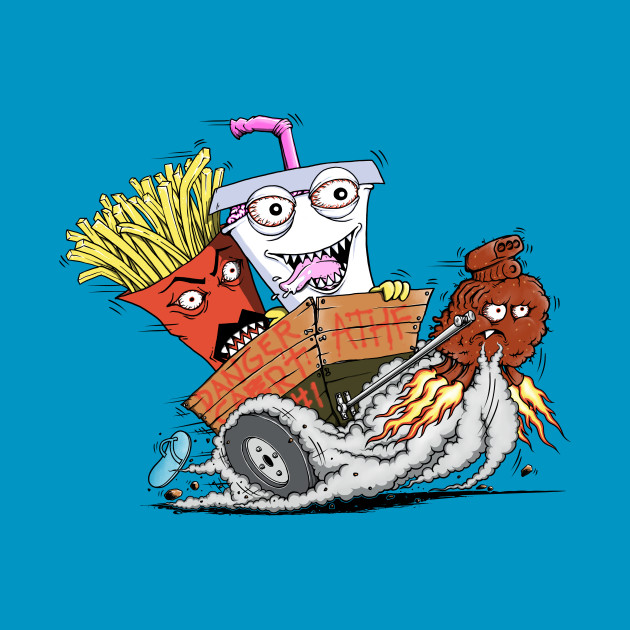 Danger Cart - Rat Fink - T-Shirt | TeePublic