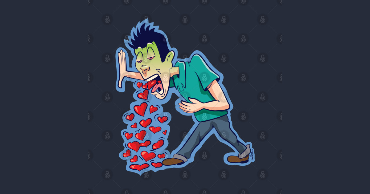 vomiting love - Vomiting - T-Shirt | TeePublic