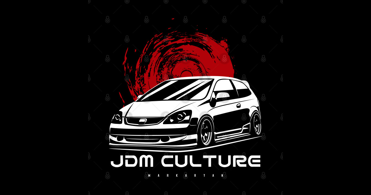 Civic Type R EP3 - Honda Civic - Sticker | TeePublic