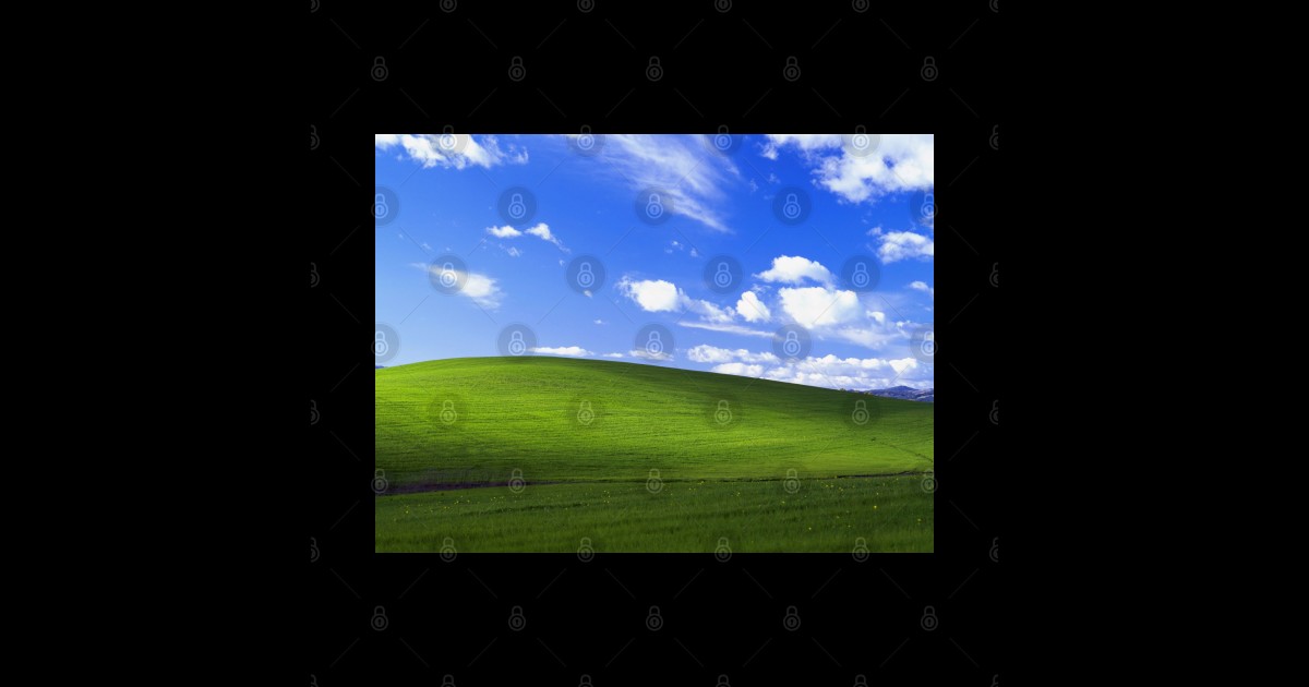 Windows XP Wallpaper - Windows Xp - Sticker | TeePublic
