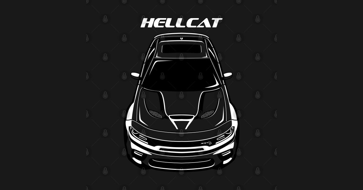 Dodge Charger Hellcat Widebody 2020 - Widebody Hellcat - Sticker ...