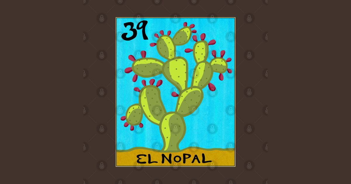 El Nopal - Loteria - T-Shirt | TeePublic