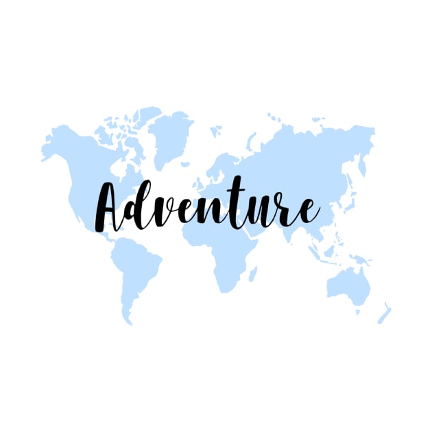 Adventure world map - Adventure - T-Shirt | TeePublic