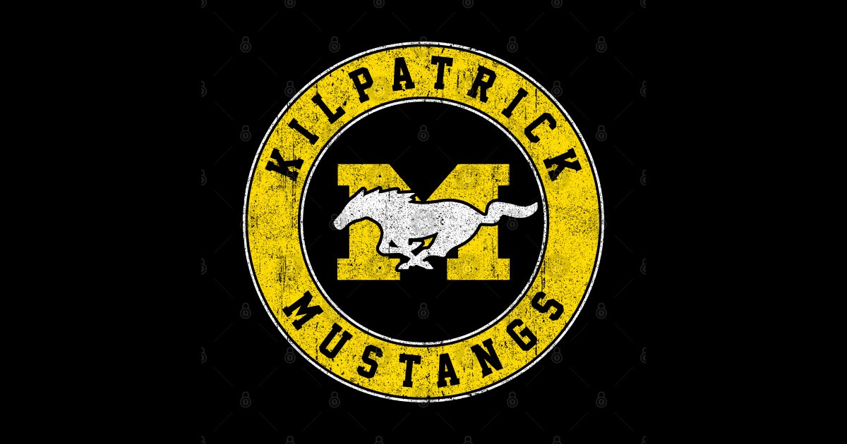 KIlpatrick Mustangs - Football - Kids T-Shirt | TeePublic
