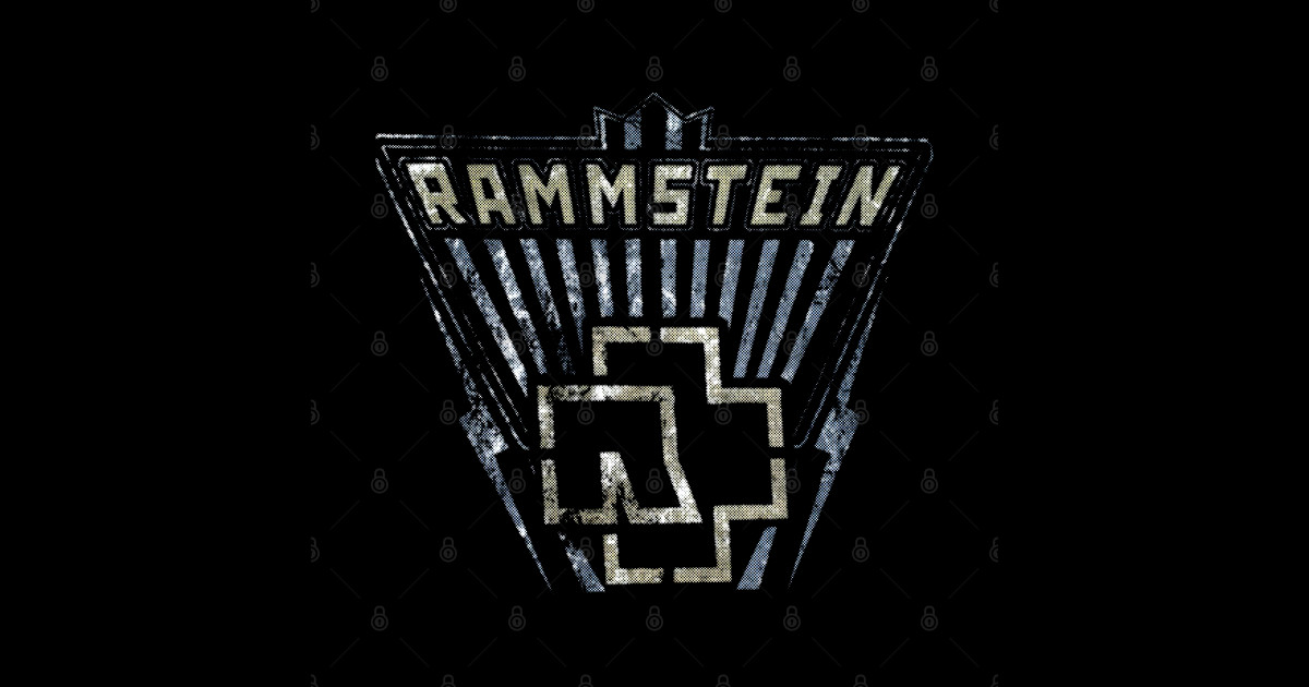 Rammstein Vintage - Rammstein - Sticker | TeePublic