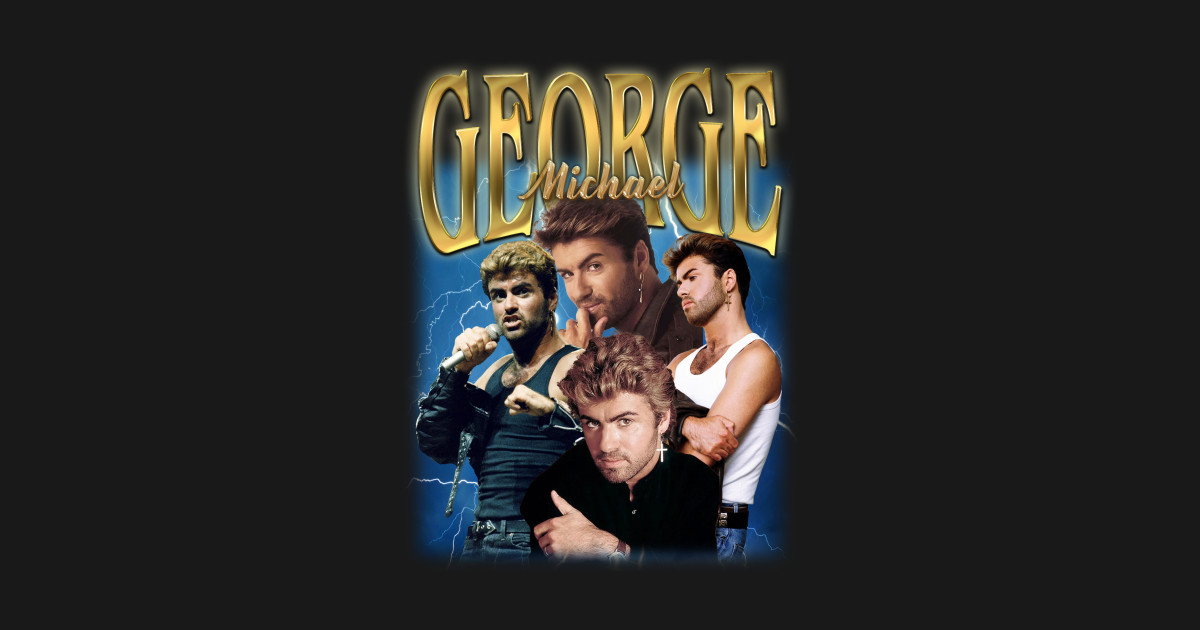 RETRO VINTAGE GEORGE MICHAEL 90S BOOTLEG STYLE - Retro Vintage George ...