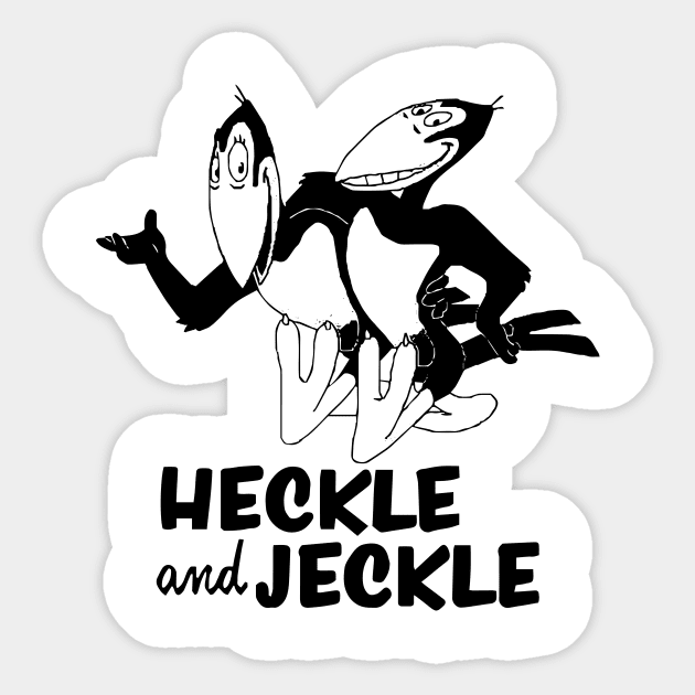 Heckle and Jeckle - Old Cartoon - Saturday Morning Cartoons - Sticker ...