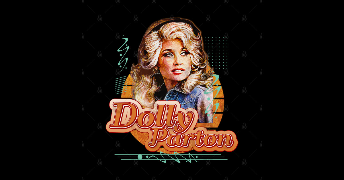 Dolly Parton \\ Retro Art - Dolly Parton - Sticker | TeePublic