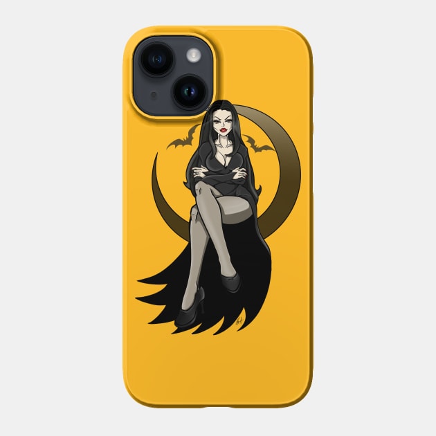 Morticia Addams - Morticia Addams - Phone Case | TeePublic