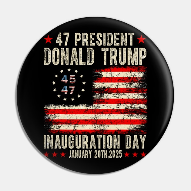 President Donald Trump Inauguration Day 2025 USA Flag - President Trump ...