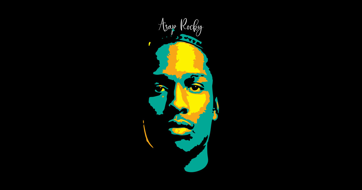 Asap Rocky Pop Art. Ian Matthias Bavitz. an American hip hop recording ...