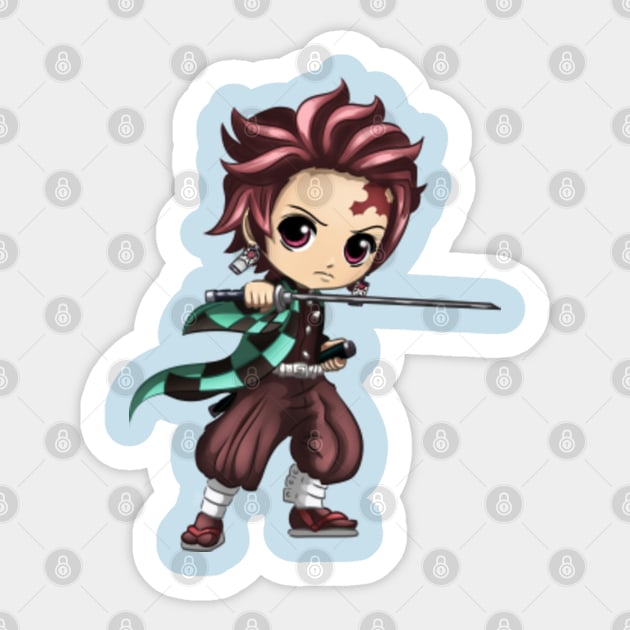 Tanjiro - Tanjiro - Sticker | TeePublic