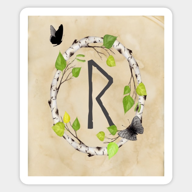 Raido Rune | Elder Futhark Norse Runes Alphabet Edit - Thurisaz Rune ...
