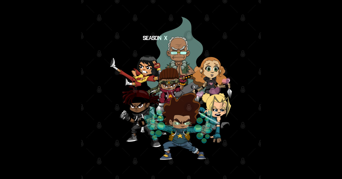 The Boondocks Season X - The Boondocks - Sticker | TeePublic