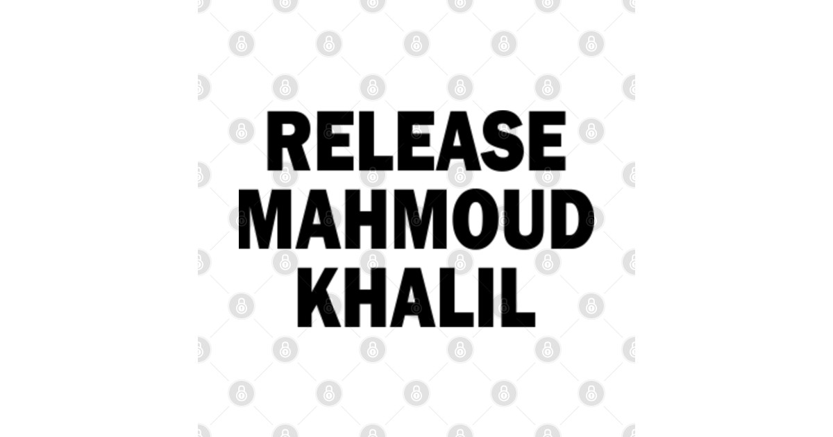 Release Mahmoud Khalil Anti Trump - Release Mahmoud Khalil - T-Shirt | TeePublic