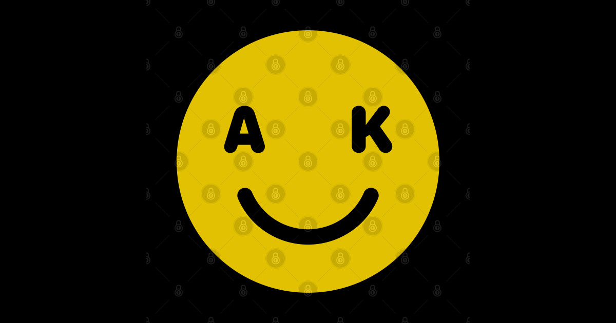 Alaska Smiley Face - Alaska Smiley Face Happy Home - Sticker | TeePublic