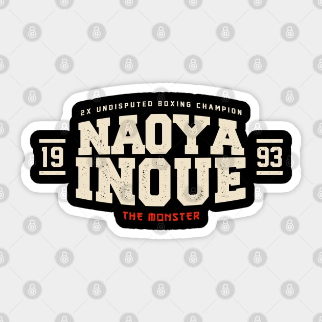 team naoya inoue - Naoya Inoue - Sticker | TeePublic