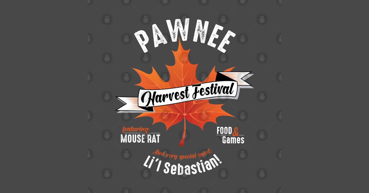 Pawnee Harvest Festival Parks and Rec Fall Leaf - Parks And Rec - T ...