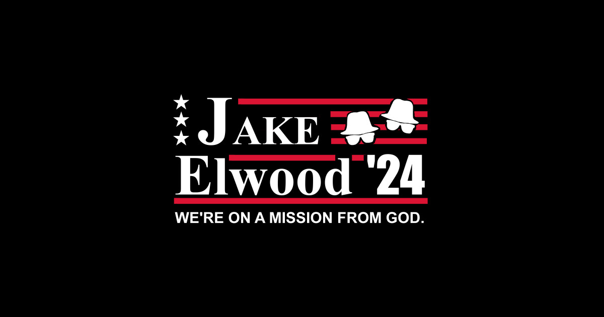 Blues Brothers Jake Elwood 2024 - Blues Brothers - Sticker | TeePublic