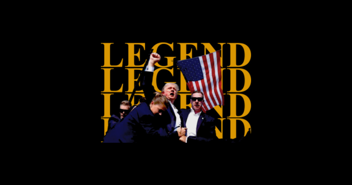 Trump Is Legend - Trump 2024 - Sticker | TeePublic