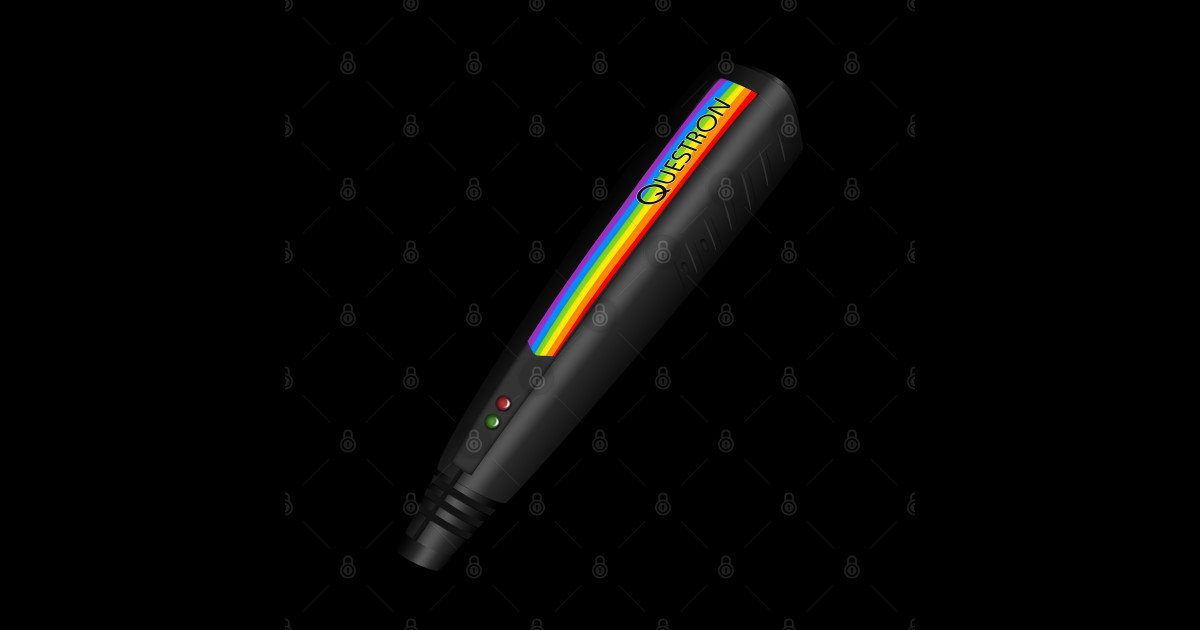 Questron Wand 80's - Questron - Sticker | TeePublic