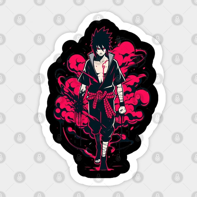 Sasuke Uchiha - Anime - Sasuke Uchiha - Sticker | TeePublic