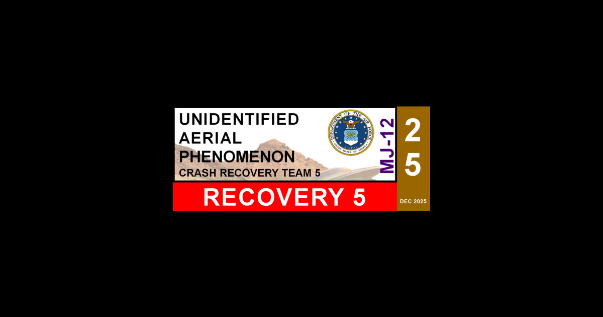 2025 UAP Recovery Team Permit - UFO Roswell Area 51 - Area 51 - Posters ...