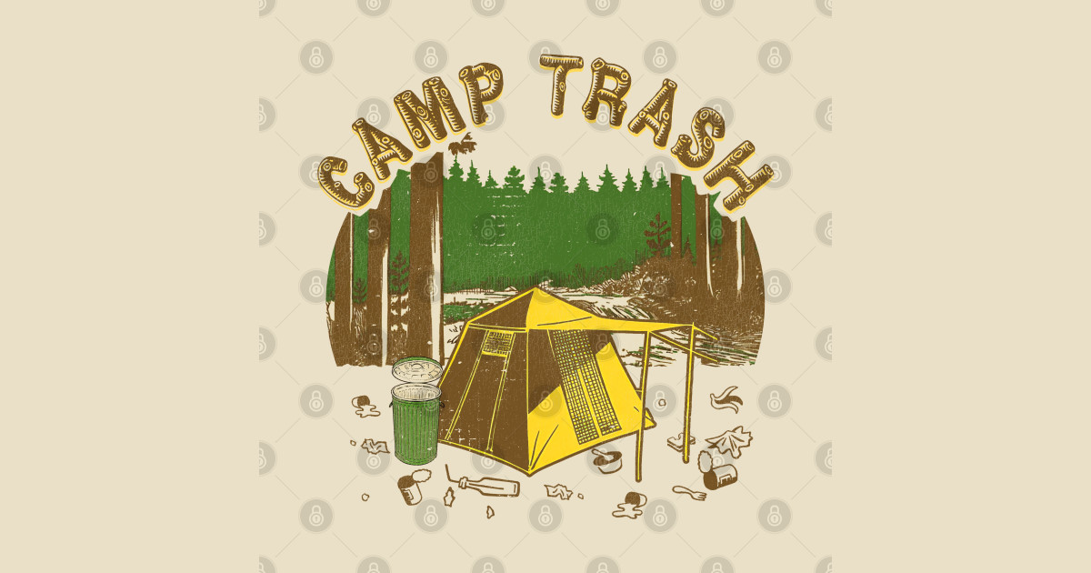 Camp Trash // Stuart Larkin - Mad TV - Mad Tv - T-Shirt | TeePublic