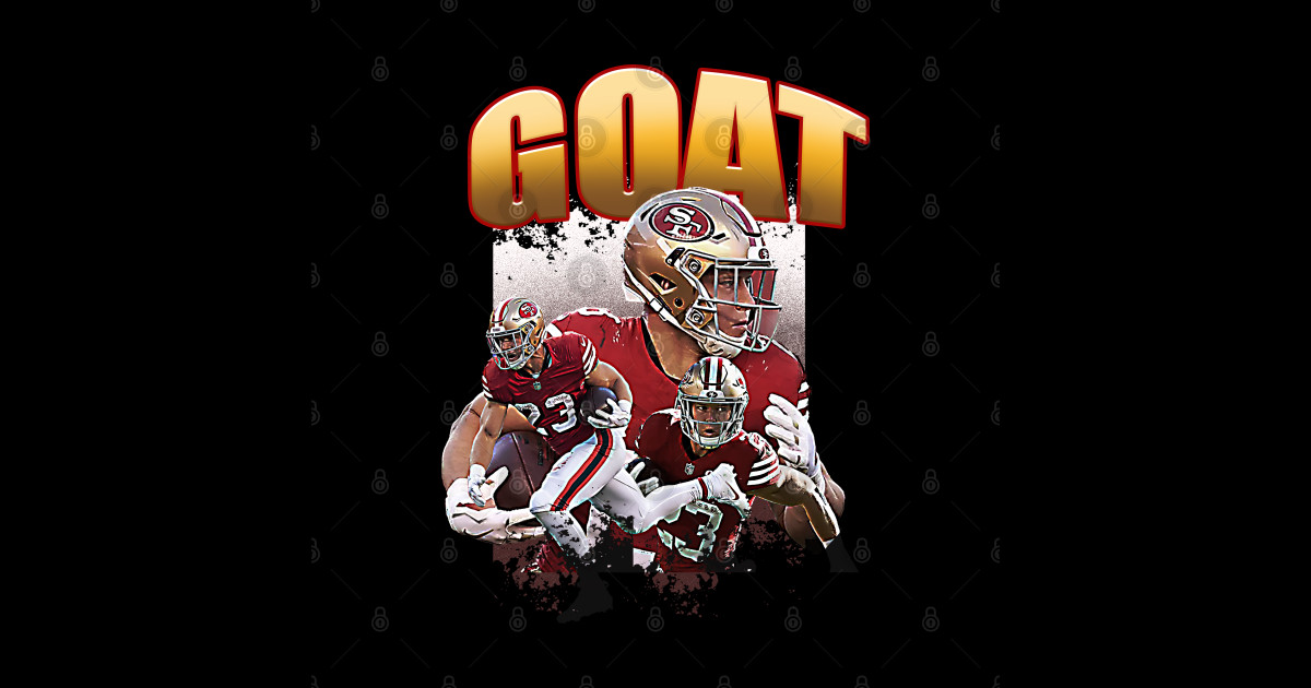 Christian Mccaffrey was the GOAT - Christian Mccaffrey - Sticker ...