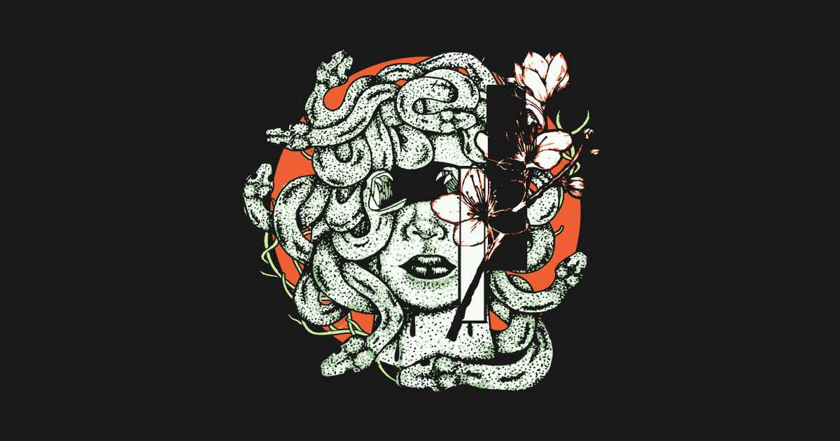 Medusa Greek mythology - Medusa - T-Shirt | TeePublic