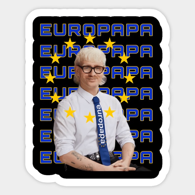 Joost Singer Klein Europapa Men - Joost Singer Klein - Sticker | TeePublic