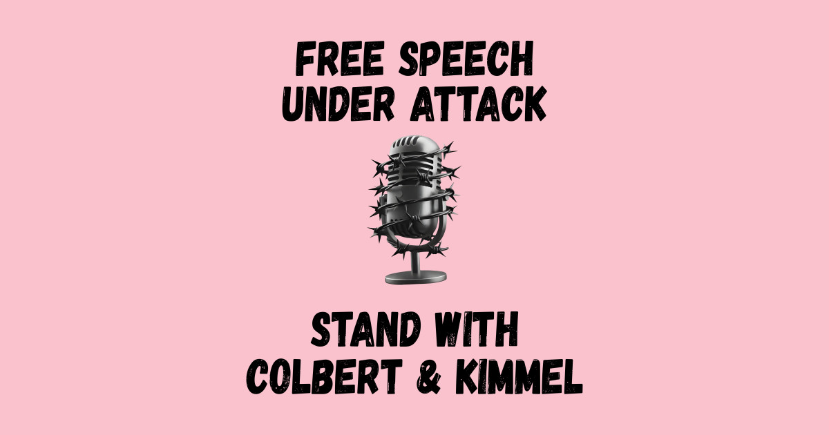 Free Speech Under Attack - Free Speech Under Attack - T-Shirt | TeePublic