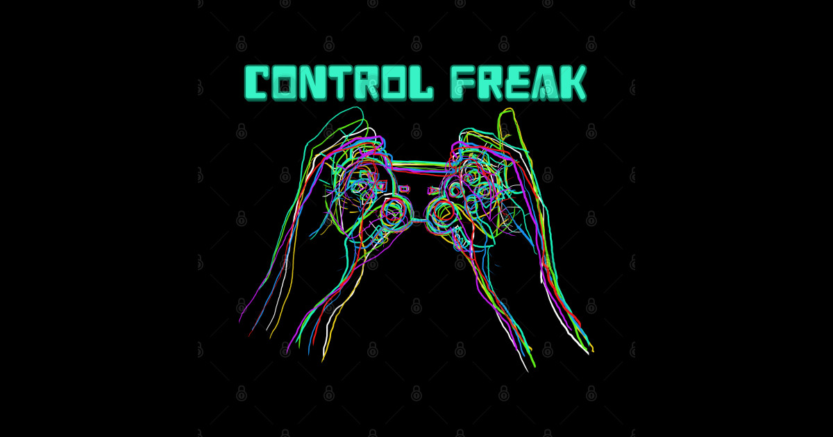 Control Freak - Gamer - Sticker | TeePublic