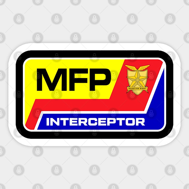 Mad Max MFP Logo - Mad Max Mfp Logo - Sticker | TeePublic