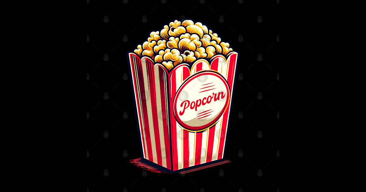 Popcorn packet - Popcorn Bucket - Posters and Art Prints | TeePublic