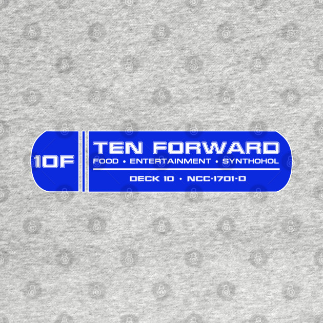 Ten Forward - Star Trek - T-Shirt | TeePublic