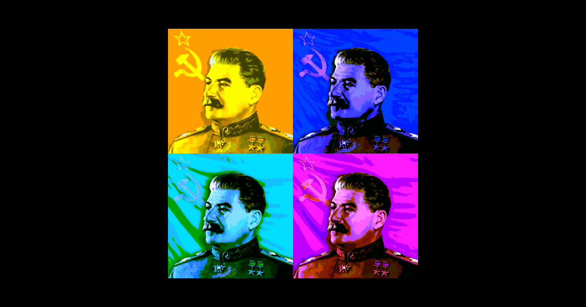 Pop Art - Joseph Stalin - Art - Sticker | TeePublic