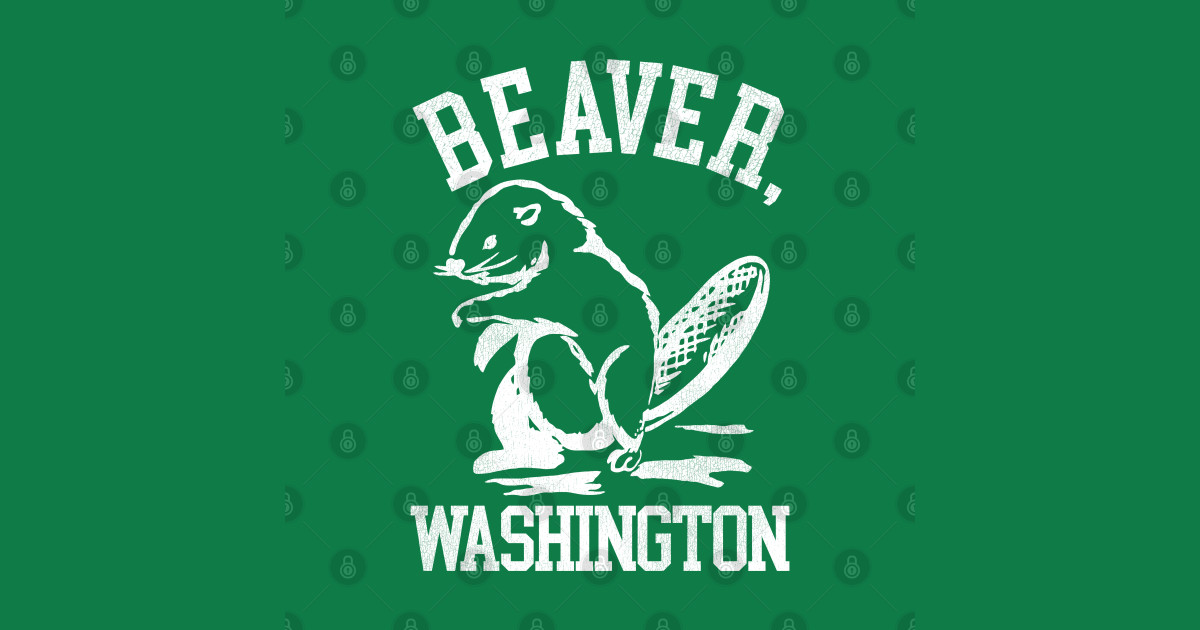 Beaver Washington - Seattle - T-Shirt | TeePublic